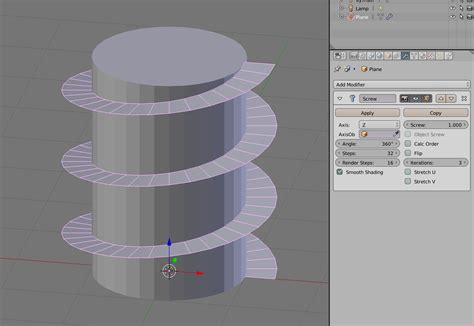 Curved Ramp Around A Cylinder Modeling Blender Artists Community