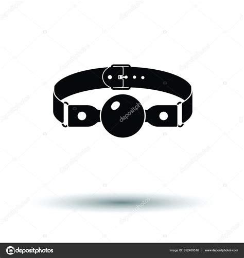 Sex Gag Icon White Background Shadow Design Vector Illustration Stock Vector By