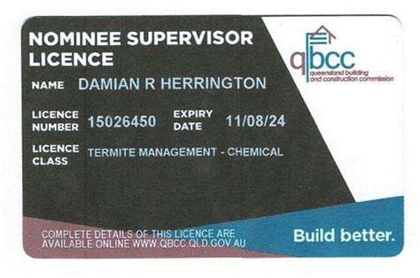 Sdss And Licences Integrity Pest Control Bowen