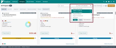 Trados Team 22121 Release Trados Team Product Updates Trados