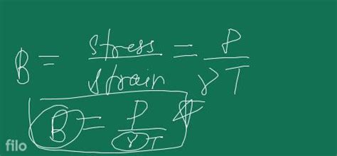 What Is The Relation Between Bulk Modulus Of Elasticity And Thermal Coeff