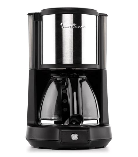 Moulinex Coffeemaker 10-15 cups, 1000W, Black with Stainless Steel ...