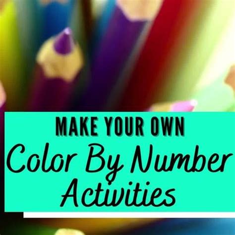 TPT Product Template Make Your Own Color By Number Blank Clipart Bundle
