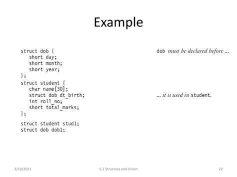 C Programming Structure And Union PPTX Programming Languages Computing