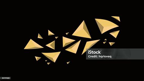 추상 삼각형 배경입니다 3d는 삼각형 다각형 웨이브 배경 막입니다 벡터 일러스트 레이 션 0명에 대한 스톡 벡터 아트 및 기타 이미지 Istock