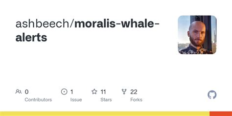 github ashbeech moralis whale alerts
