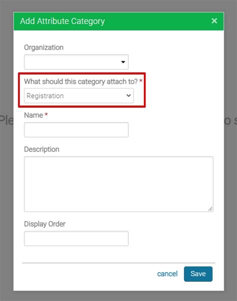 How Do I Create Registration Attributes Circuitree Supportcircuitree