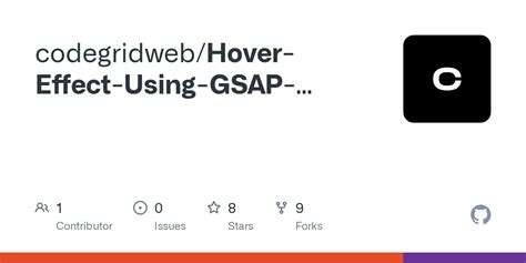 Github Codegridwebhover Effect Using Gsap Greensock Animation
