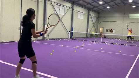 테니스 레슨기록포핸드백핸드발리 Youtube