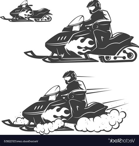 85 Snowmobile Vector Images At