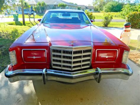 1979 Classic Ford Thunderbird The Last Heavy Metal Cherry Red 302 V8