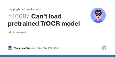 Can T Load Pretrained TrOCR Model Issue Huggingface Transformers GitHub