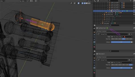 Modeling Problems With Damped Track Blender Stack Exchange