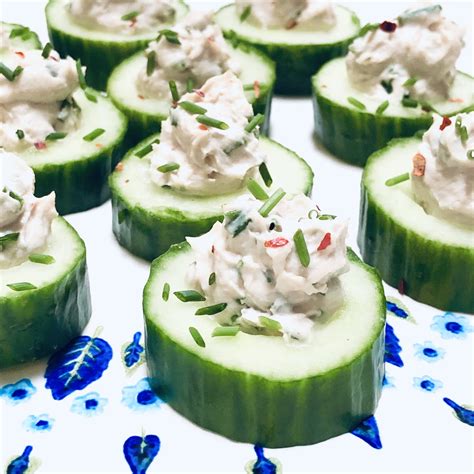 Cucumber Appetizers Vegan Action
