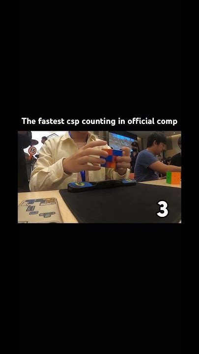 The Fastest Csp Counting In Official Comp Youtube