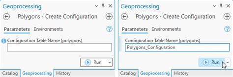 Polygons Create Configuration