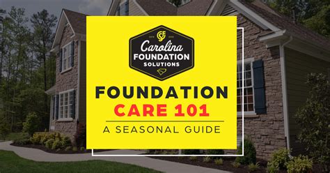 Foundation Care 101 How To Protect Your Homes Foundation Carolina Foundation Solutions