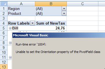 Pivot Table Calculated Field Removed With Excel VBA Excel Pivot Tables