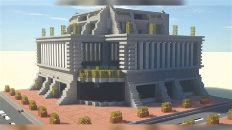 Minecraft Brutalist Architecture