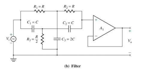 Solved Design An Active Notch Filter As In Fig 12 37 B