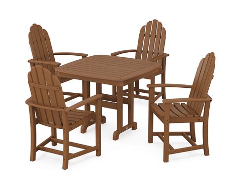 Polywood Classic Adirondack Pws1235 1 Te Classic Adirondack 5 Piece
