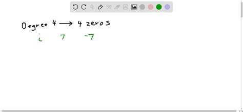 Solvedinformation Is Given About A Polynomial Function F Whose Coefficients Are Real Numbers