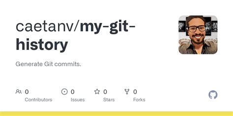 GitHub Caetanv My Git History Generate Git Commits