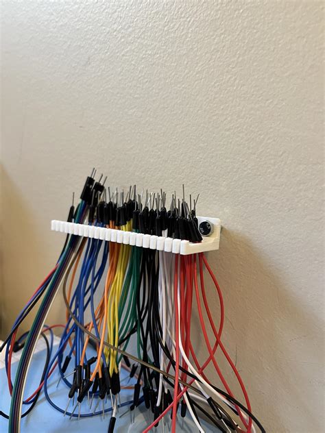 Jumper Wire Cable Holder Organizer V2 0 For Arduino Elegoo Etc By