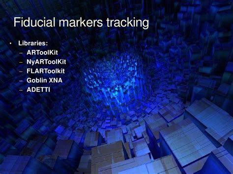 Fiducial Markers Tracking Libraries