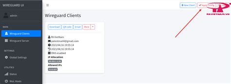 hướng dẫn cài đặt wireguard vpn ui