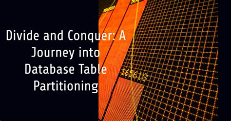Divide And Conquer Subtle Strategies For Supercharging Your Database