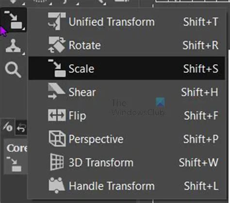 how to resize images in gimp