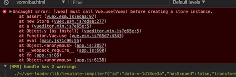 Vuejs Closed Uncaught Error Vuex Must Call Evuex Before Creating A Store Instance