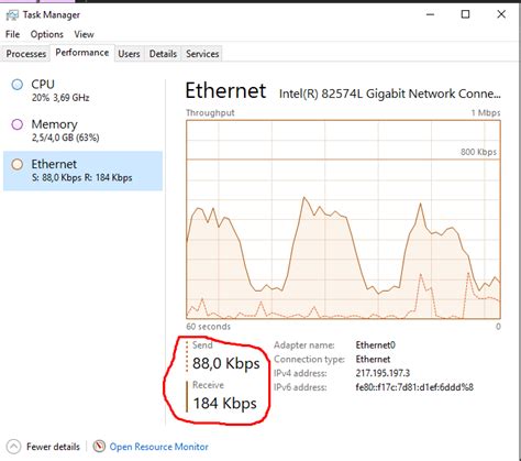 How Can I Get Task Manager Performance Category Send And Receive Speed In C Stack Overflow