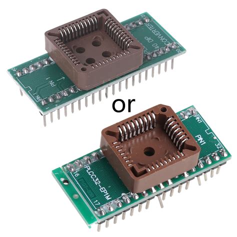 Buy Plcc32 To Dip32 Programmer Ic Adapter Test Socket For Mcu Seat