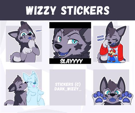 Wizzy Stickers — Weasyl