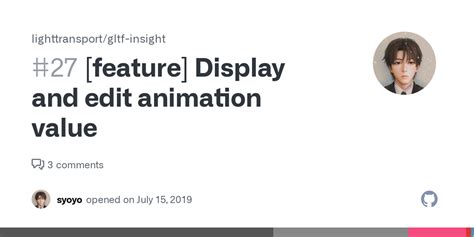 Feature Display And Edit Animation Value Issue Lighttransport Gltf Insight Github