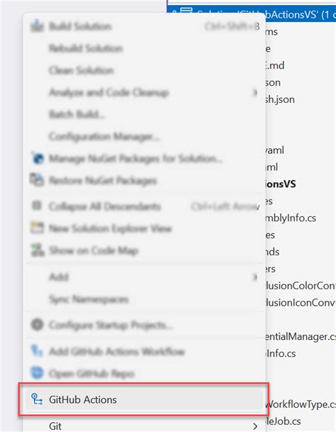 GitHub Timheuer GitHubActionsVS A Visual Studio Extension For Showing GitHub Actions Workflow