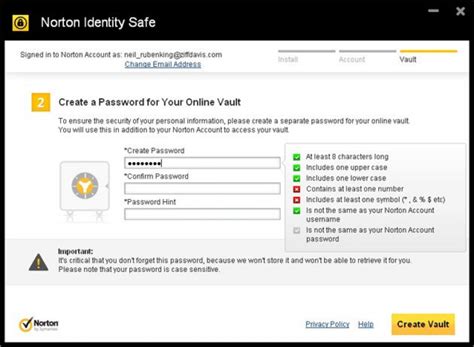 Norton Identity Safe скачать на Windows бесплатно