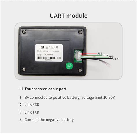 Lcd Display Touch Screens Uart Rs485 Port Xiaoxiangbms