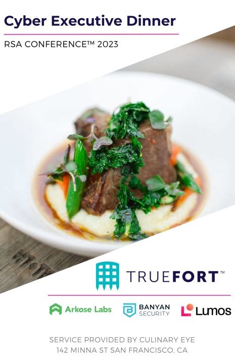 Truefort On Linkedin Cyber Executive Dinner Rsa Conference™ 2023