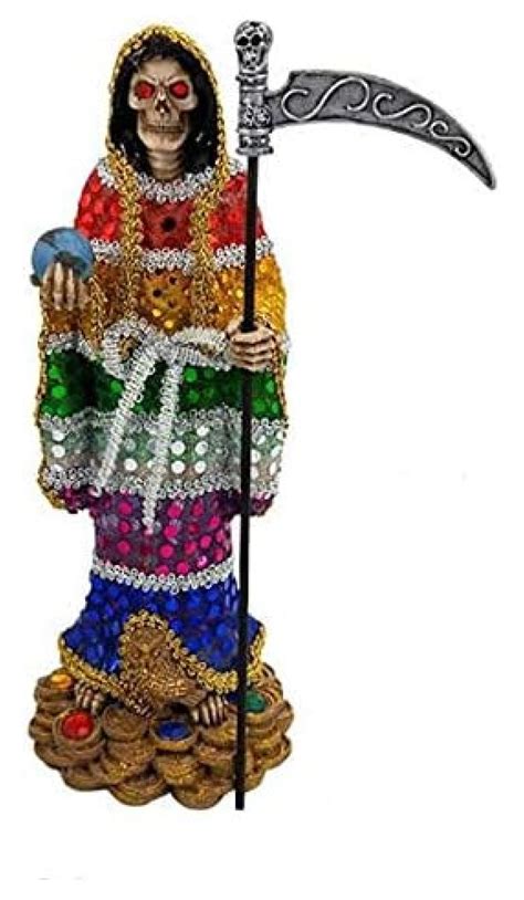 La Santa Muerte 12 Santa Muerte Statue 7 Colors Holy Death Grim Reaper