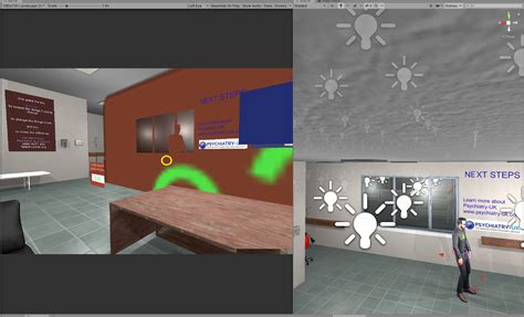 objects appearing in game view but not scene view unity engine