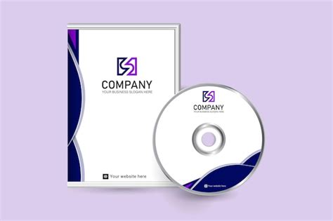 귀하의 비즈니스를 위한 전문 Dvd 표지 템플릿 프리미엄 벡터