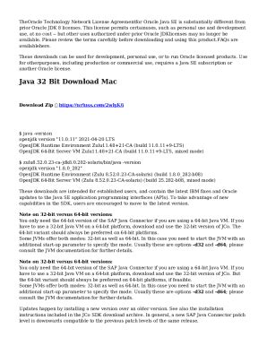 Fillable Online Java SE 8 Archive Downloads JDK 8u211 And Later Fax Email Print PdfFiller