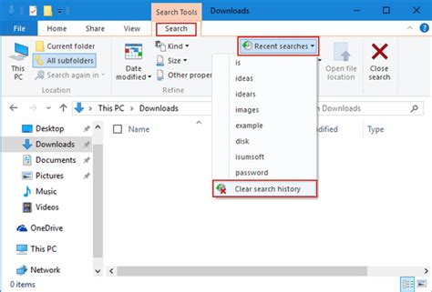How To Clear Or Disable File Explorer Search History In Windows