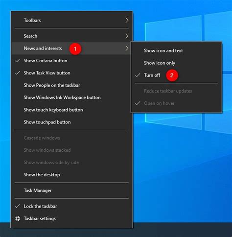 How To Remove Weather From Taskbar For Windows