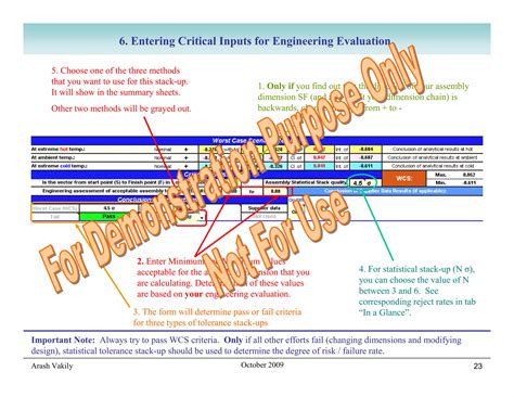 Performing Tolerance Stack Ups Using Automated Excel Calculator By