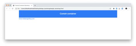 Tutorial Bootstrap 4 3 Containers Pada Bootstrap 4 Malas Ngoding