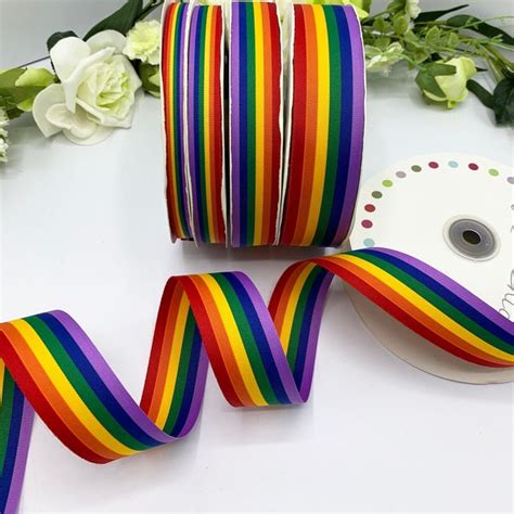 Rainbow Ribbon Etsy